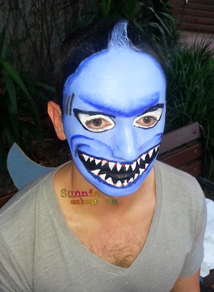 Shark Face Painting Ideas