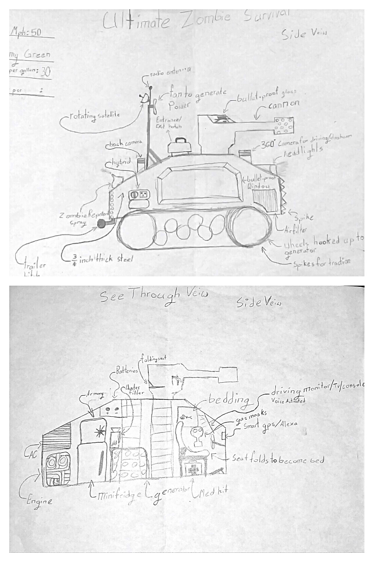 Ultimate Survival Zombie Tank by Gavin | circuskitchen